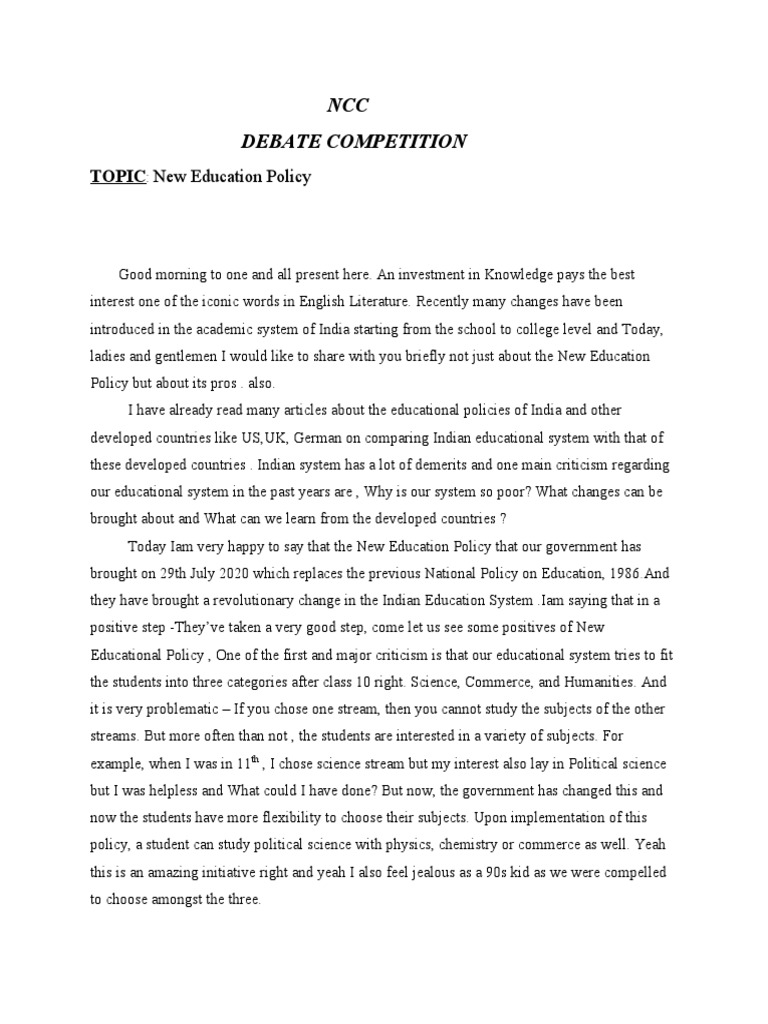 New Education Policy Debate | PDF | Academic Degree | Science