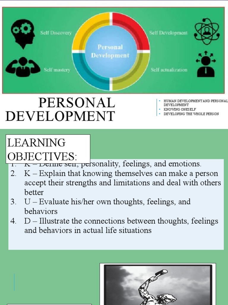 Personal Development Week 1 Pdf Emotions Attitude Psychology