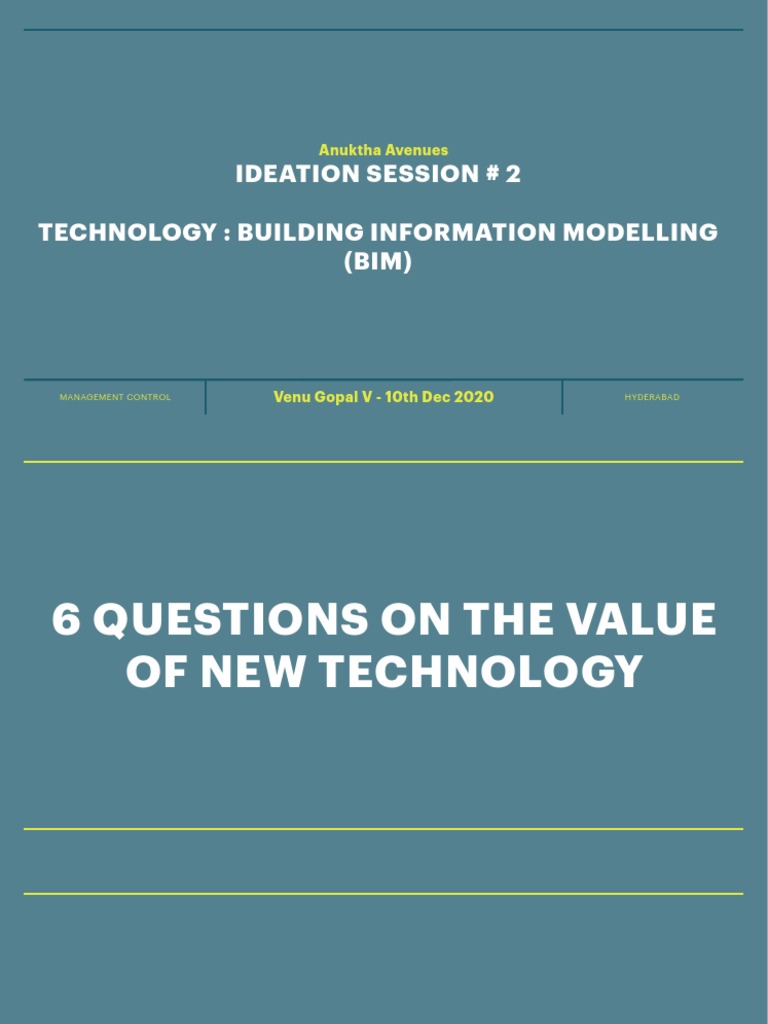Ideation # 2 Technology - BIM | PDF
