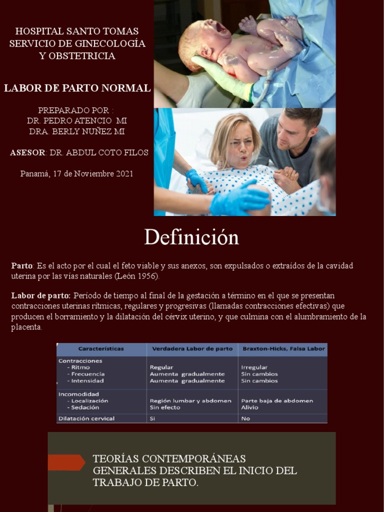 Labor de Parto Normal | PDF | Parto | El embarazo