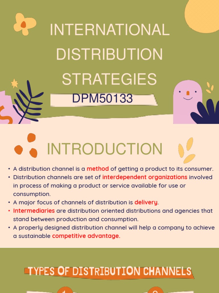 International Distribution Strategies | PDF | Franchising | Exports