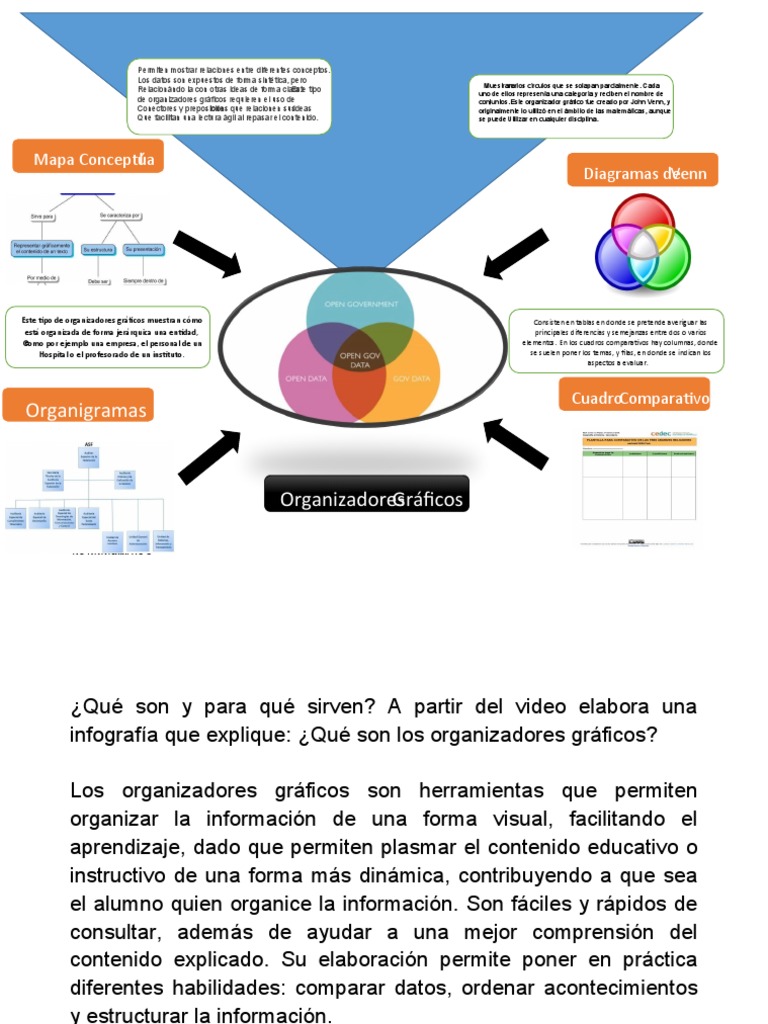 Español, Organizadores Graficos | PDF | Informática | Aprendizaje