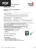 Entry 3 Maths Sample Assessment | PDF | Sales