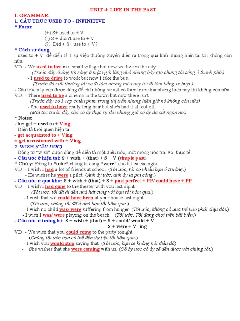 Unit 4 Grade 9 | PDF