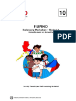 Filipino 10 Quarter 2 Module 1 | PDF