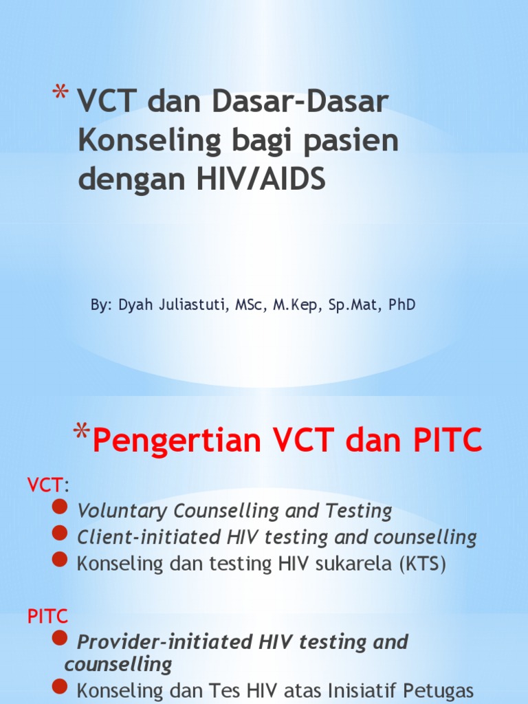 VCT dan PITC | PDF