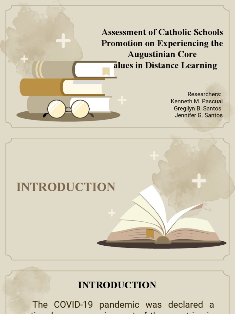 Promoting Augustinian Values in Schools | PDF | Statistics | Learning