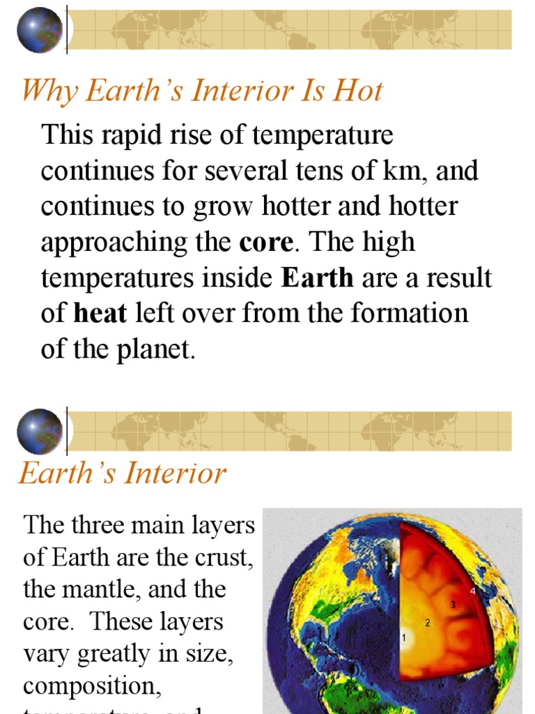 Why Earth's Interior Is Hot | PDF | Earth | Planetary Core