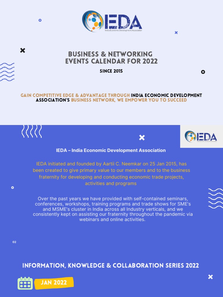 Business & Networking Events Calendar For 2022: Since 2015 | PDF ...