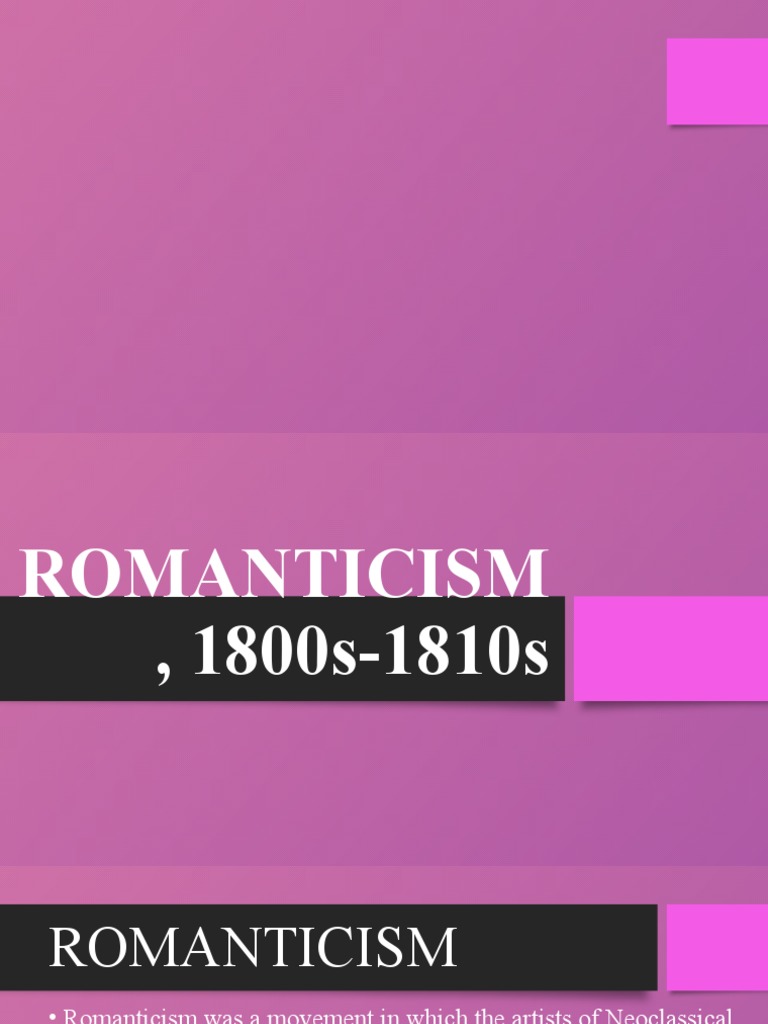 Romanticism 1800s 1810s | PDF | Romanticism | Paintings