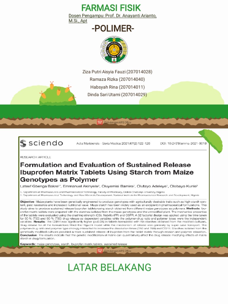 Kelompok 1 Polimer | PDF