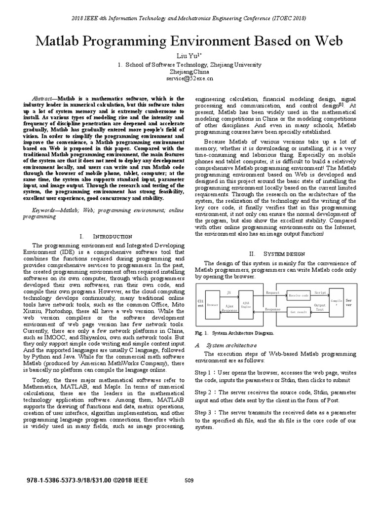 Environment Based On Web | PDF | Integrated Development Environment | Computer Programming