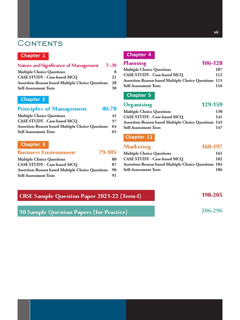 Dey'S - Sample PDF - BST-XII Exam Handbook Term-I - 2021-22 | PDF ...