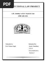 AR Antulay v. RS Nayak Case Analysis | PDF | Supreme Court Of India ...