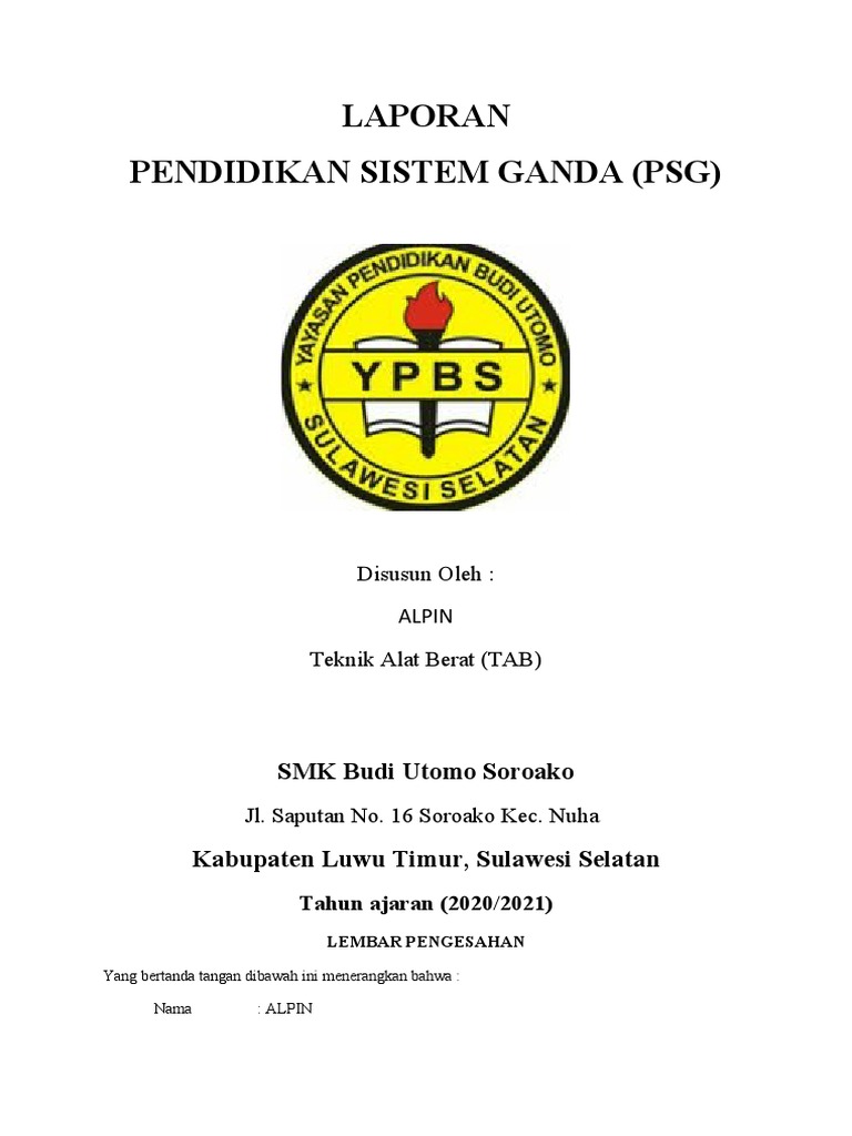 Laporan PKL Alat Berat-Wps Office | PDF | Teknologi & Rekayasa