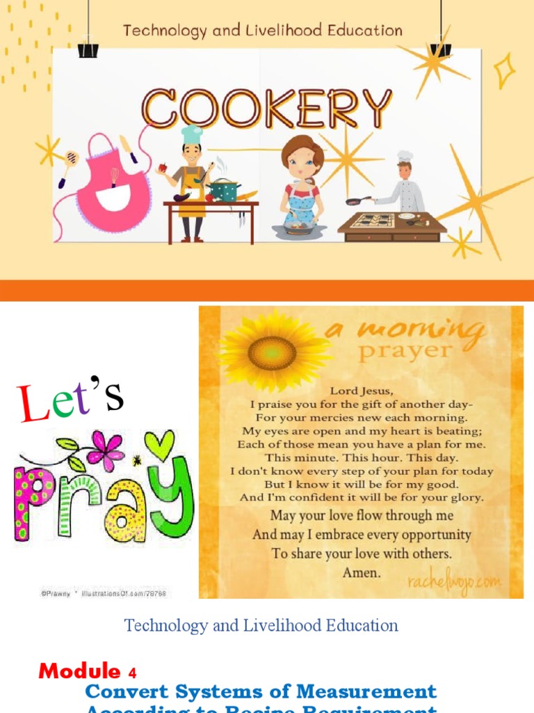 MODULE 4 - Cookery | PDF