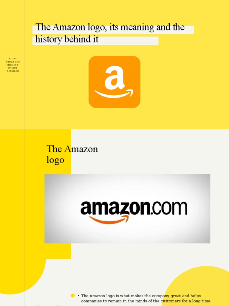 The Amazon Logo, Its Meaning and The History Behind It | PDF ...