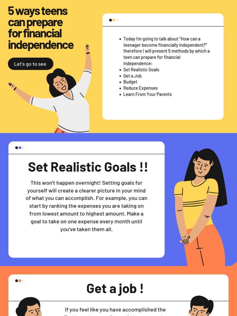 Teen Financial Independence Tips | PDF | Budget | Economies