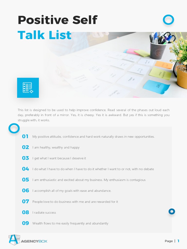 Self Talk | PDF