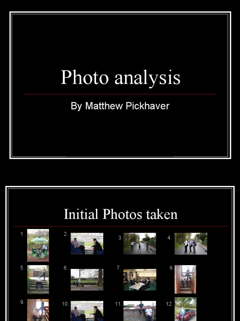 Photo Analysis | PDF