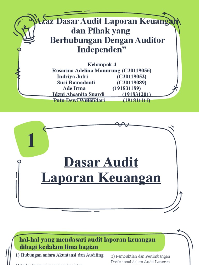 Materi PPT Audit 1 Kel 4 | PDF