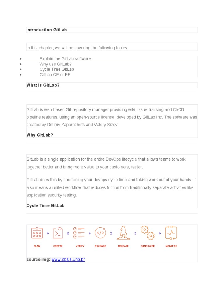 Introduction GitLab | PDF | Information Technology | Systems Engineering