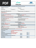 Lifting Plan Sample | PDF | Crane (Machine)