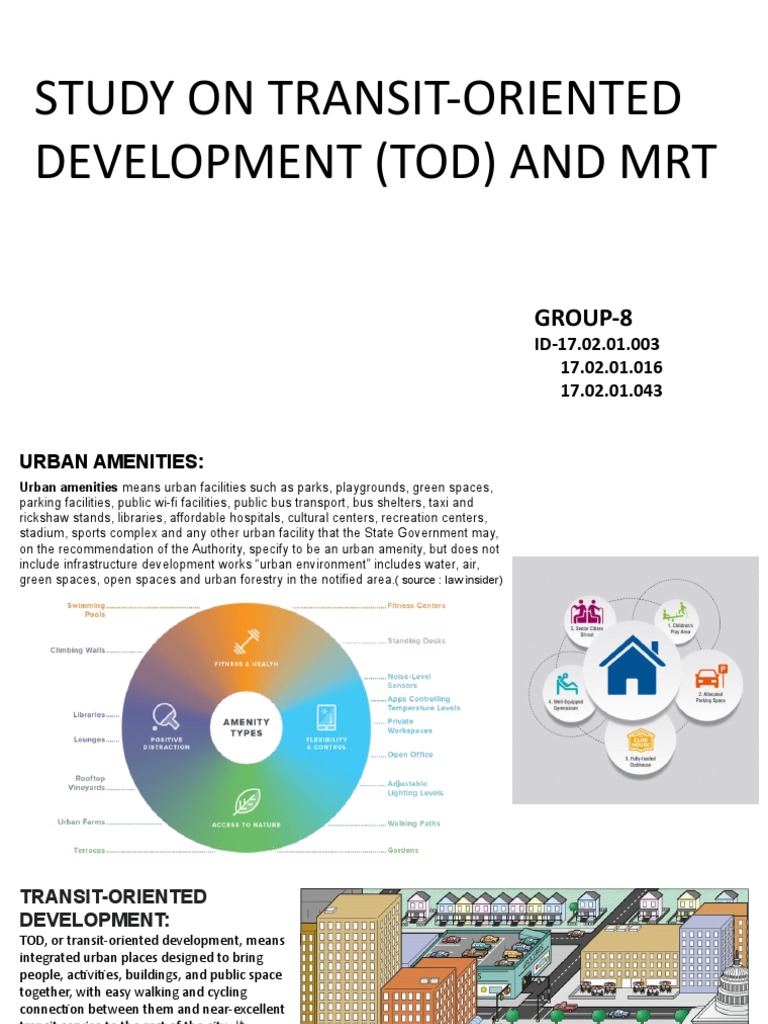 Study On Transit-Oriented Development (Tod) and MRT: Group-8 | PDF ...