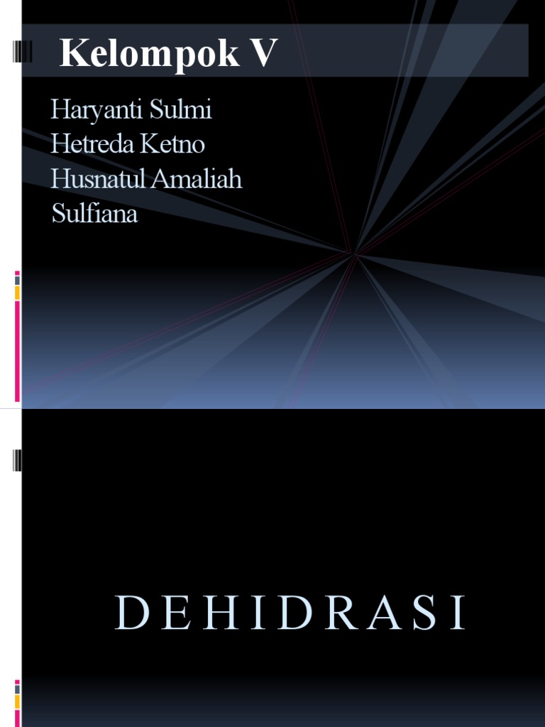 DEHIDRASI | PDF