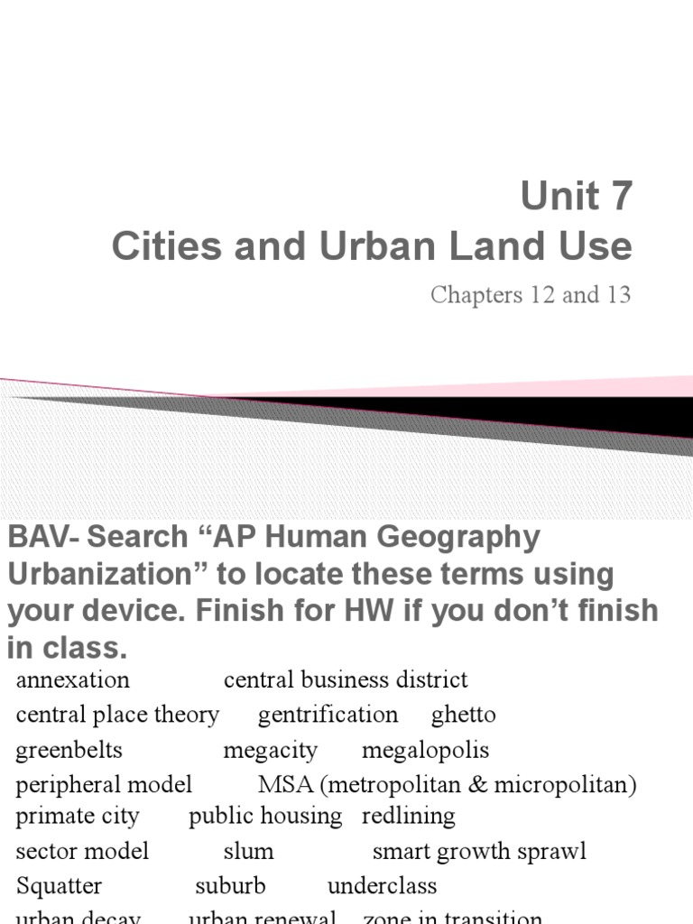 Urban Geography: An Introduction to Cities and Urban Land Use | PDF ...
