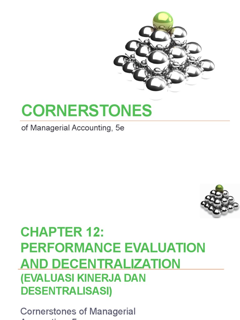 Cornerstones: of Managerial Accounting, 5e | PDF | Return On Investment ...