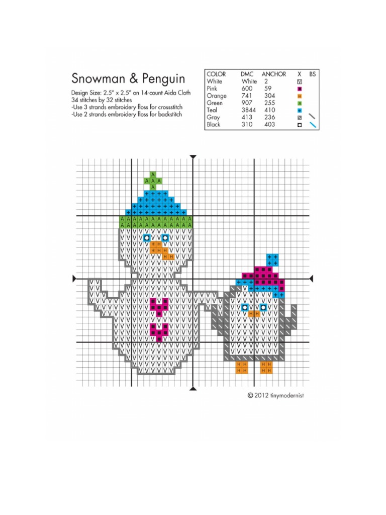 Cross Stitch Pattern | PDF