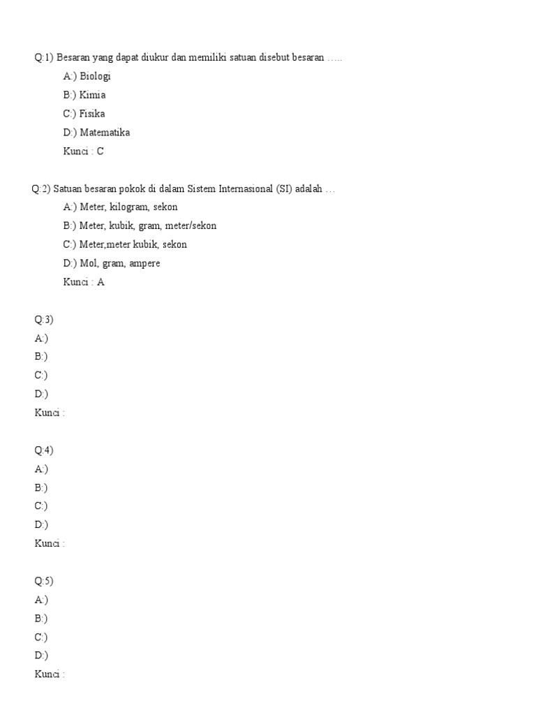 Soal CBT Ipa Kelas 7 | PDF