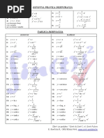 Tabla de Derivadas | PDF | Special Functions | Mathematical Relations
