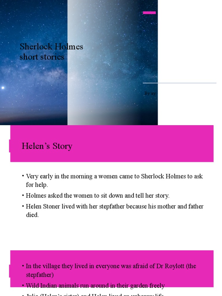 Sherlock Holmes Short Stories | PDF