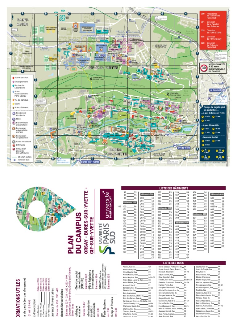 Carte du Campus Paris-Saclay | PDF | L'Europe | Science et technologie