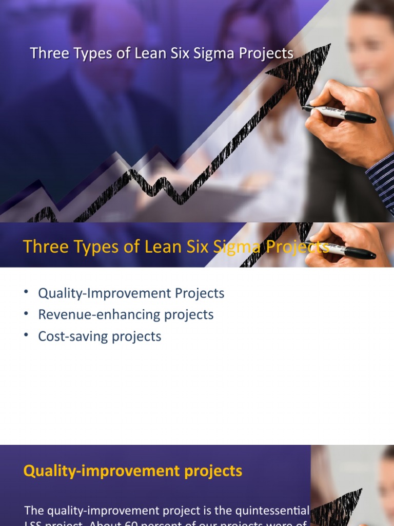 3 Types of LSS Project | PDF | Sales | Six Sigma