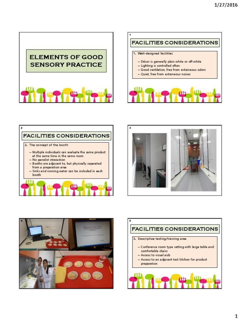 Good Sensory Practice | PDF | Statistics | Cognition
