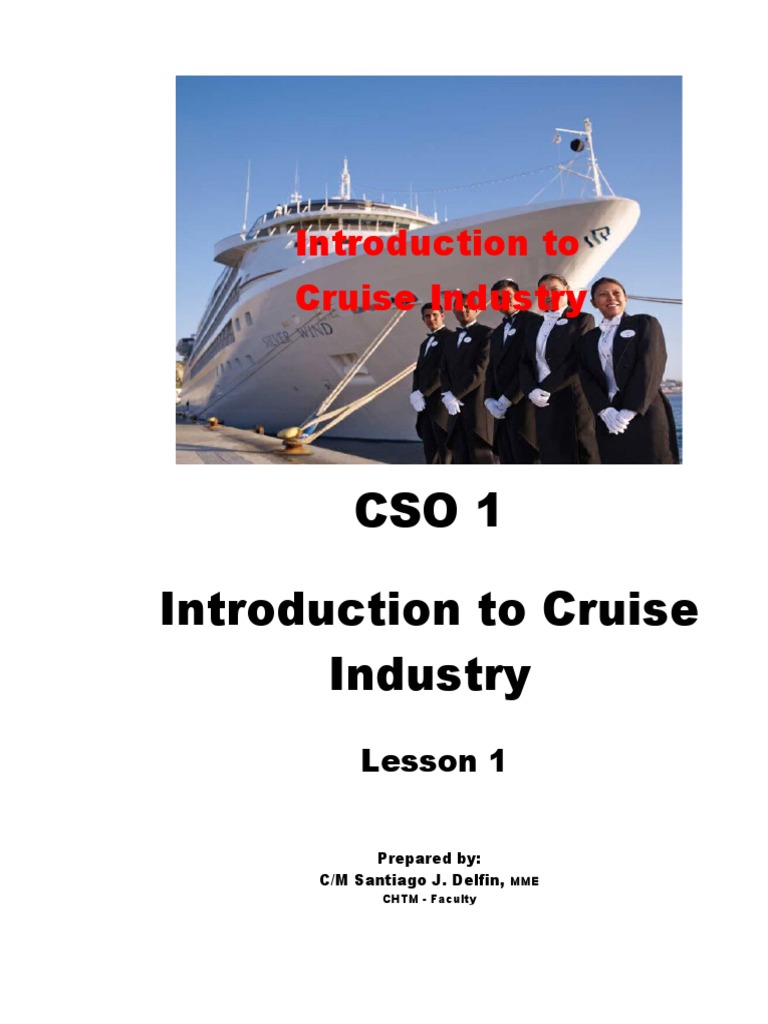 CSO 1 Lesson 1.1 | PDF | Cruise Ship | Ocean Liners