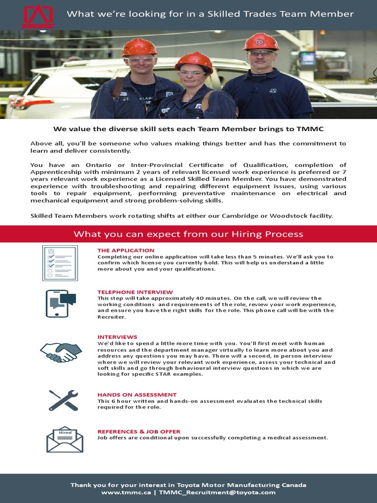 Skilled Trades Recruitment Process | PDF | Recruitment | Job Interview