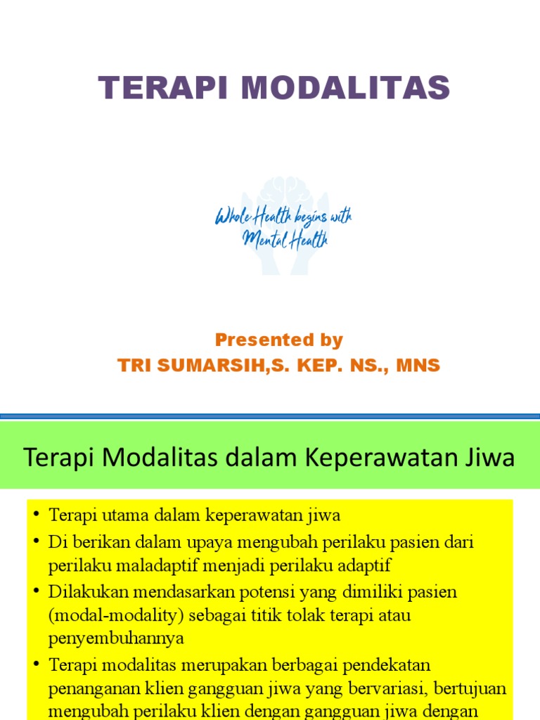 Terapi Modalitas-2021 | PDF