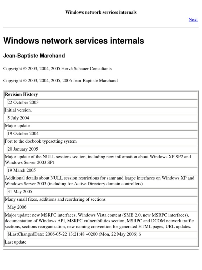 Windows Network Services Internals: Jean-Baptiste Marchand | Download ...