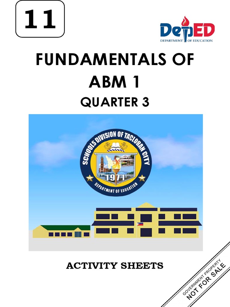 Fundamentals of ABM 1 Week 7 | PDF | Debits And Credits | Expense