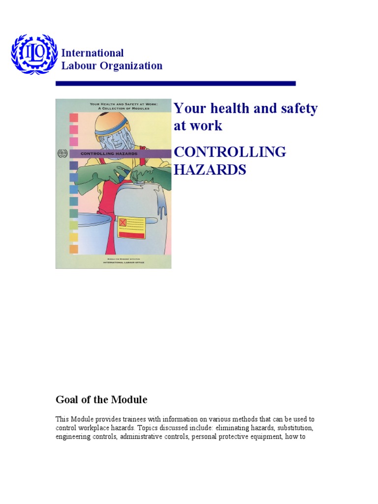 Controlling Hazards | PDF | Occupational Safety And Health | Personal ...