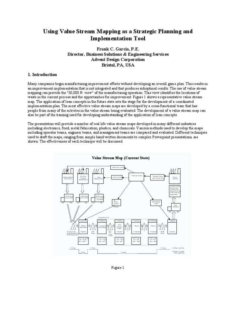 Value Stream Mapping for Lean Manufacturing | PDF | Lean Manufacturing ...