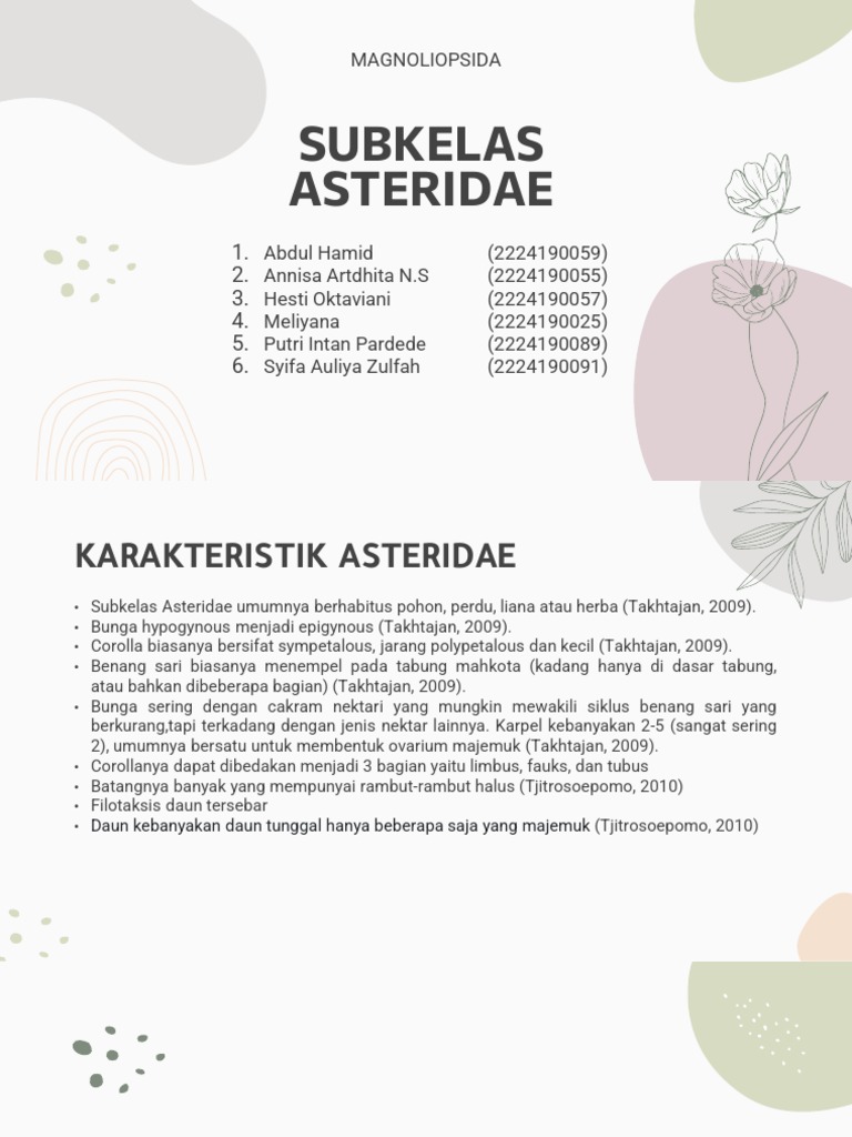 ASTERIDAE | PDF