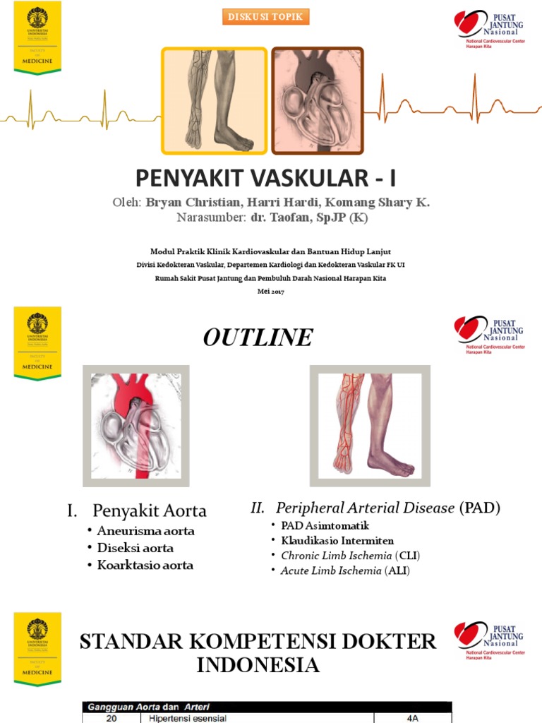 Penyakit Vaskular - I: Oleh: Bryan Christian, Harri Hardi, Komang Shary ...