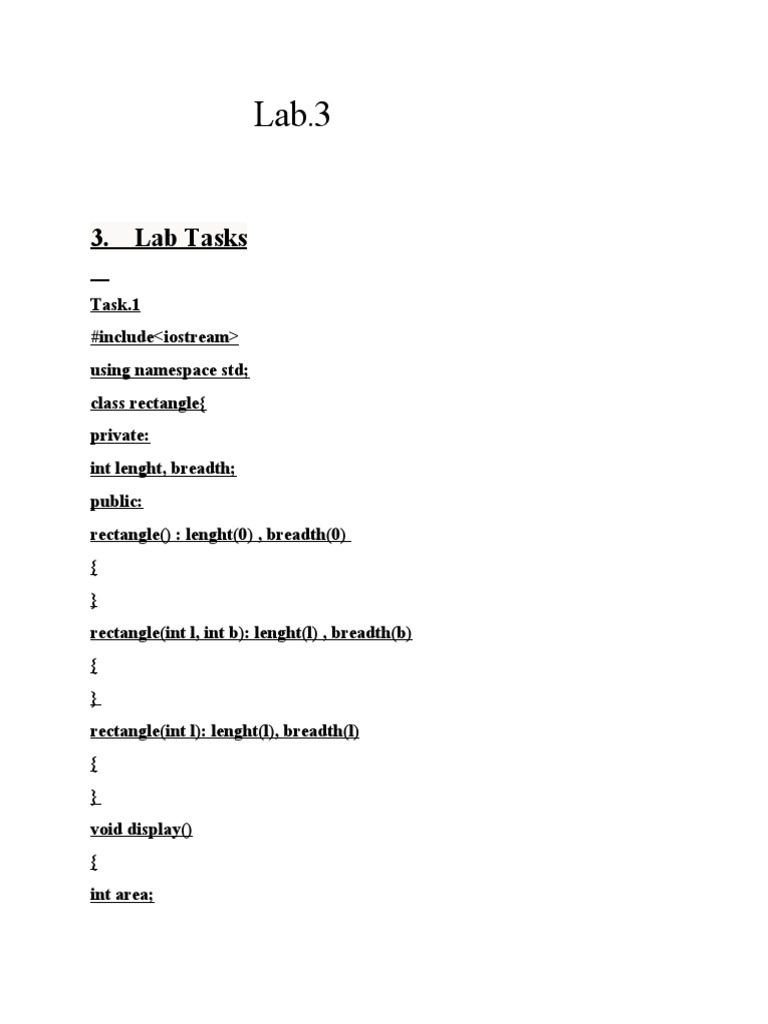 Lab .4 OOp ..... | PDF | Teaching Methods & Materials | Computers