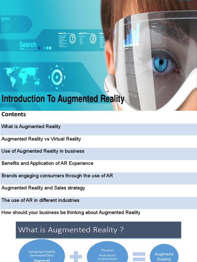 Augmented Reality Presentation | PDF