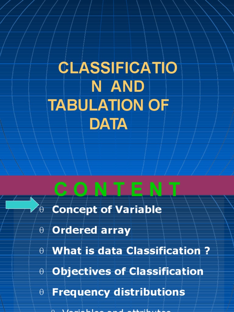 Classification of Data | PDF | Probability Distribution | Statistical Classification